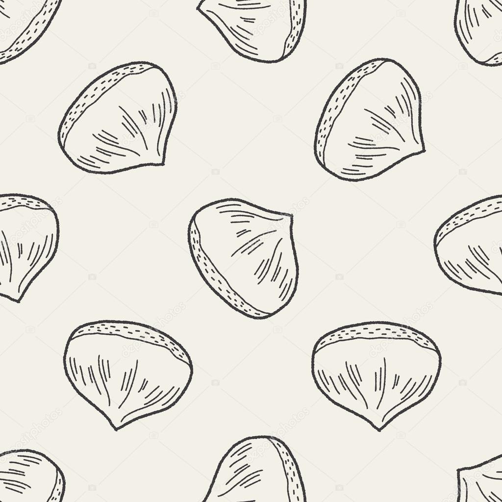 Chestnut doodle seamless pattern background Stock Vector by ©hchjjl ...
