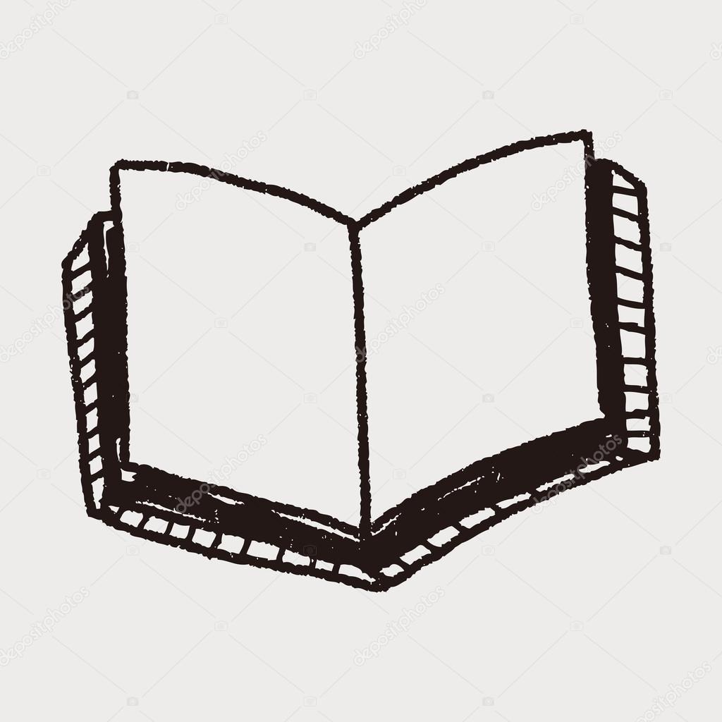 Book doodle drawing Stock Vector by ©hchjjl 72281189