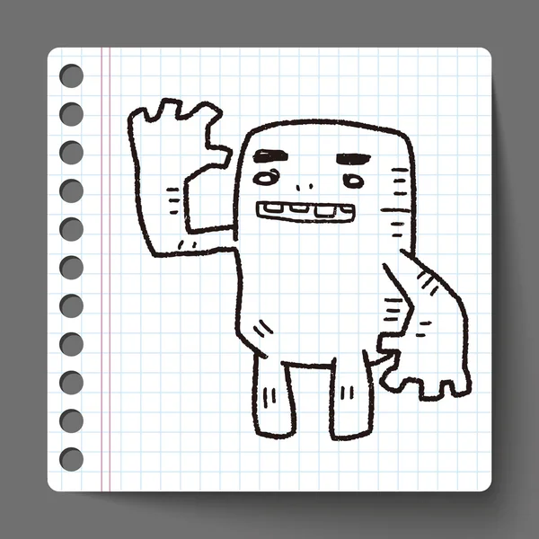 Doodle Characters Domo