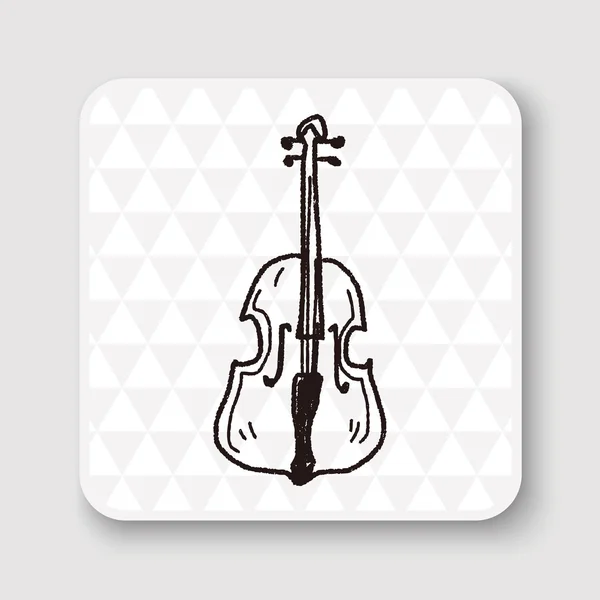 Viool geïsoleerd op wit imágenes de stock de arte vectorial | Depositphotos