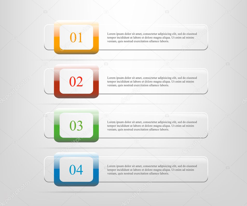 Vector lines infographic. Stock Vector by ©Rose-Mary 104720894