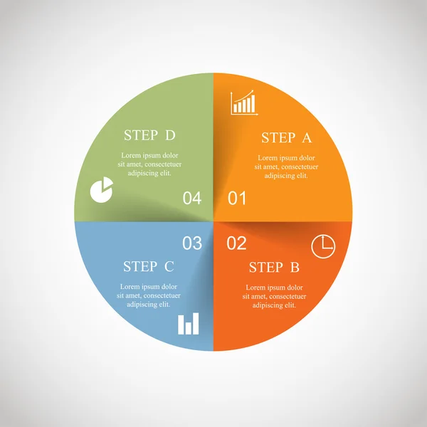 ᐈ 3 part infographic stock vectors, Royalty Free three part infographic ...