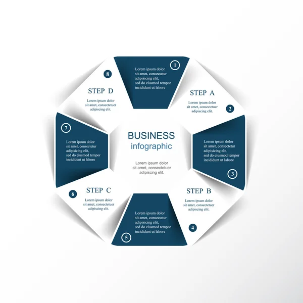 ᐈ 3 part infographic stock vectors, Royalty Free three part infographic ...