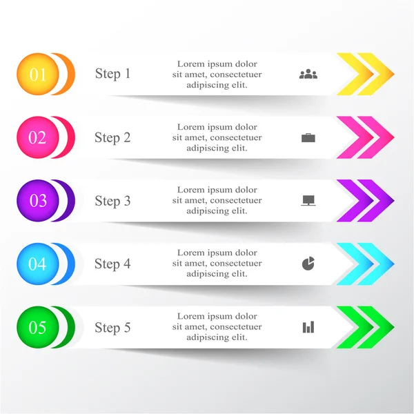 Vector lines arrows infographic. Stock Vector Image by ©Rose-Mary #75819857