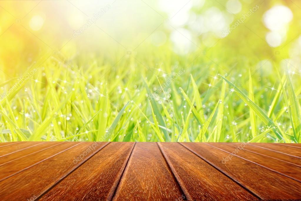 Wood Table Perspective