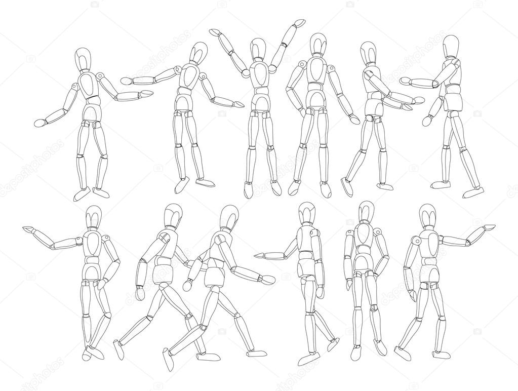 Toy man 4 Stock Illustration by ©shopplaywood #108288878