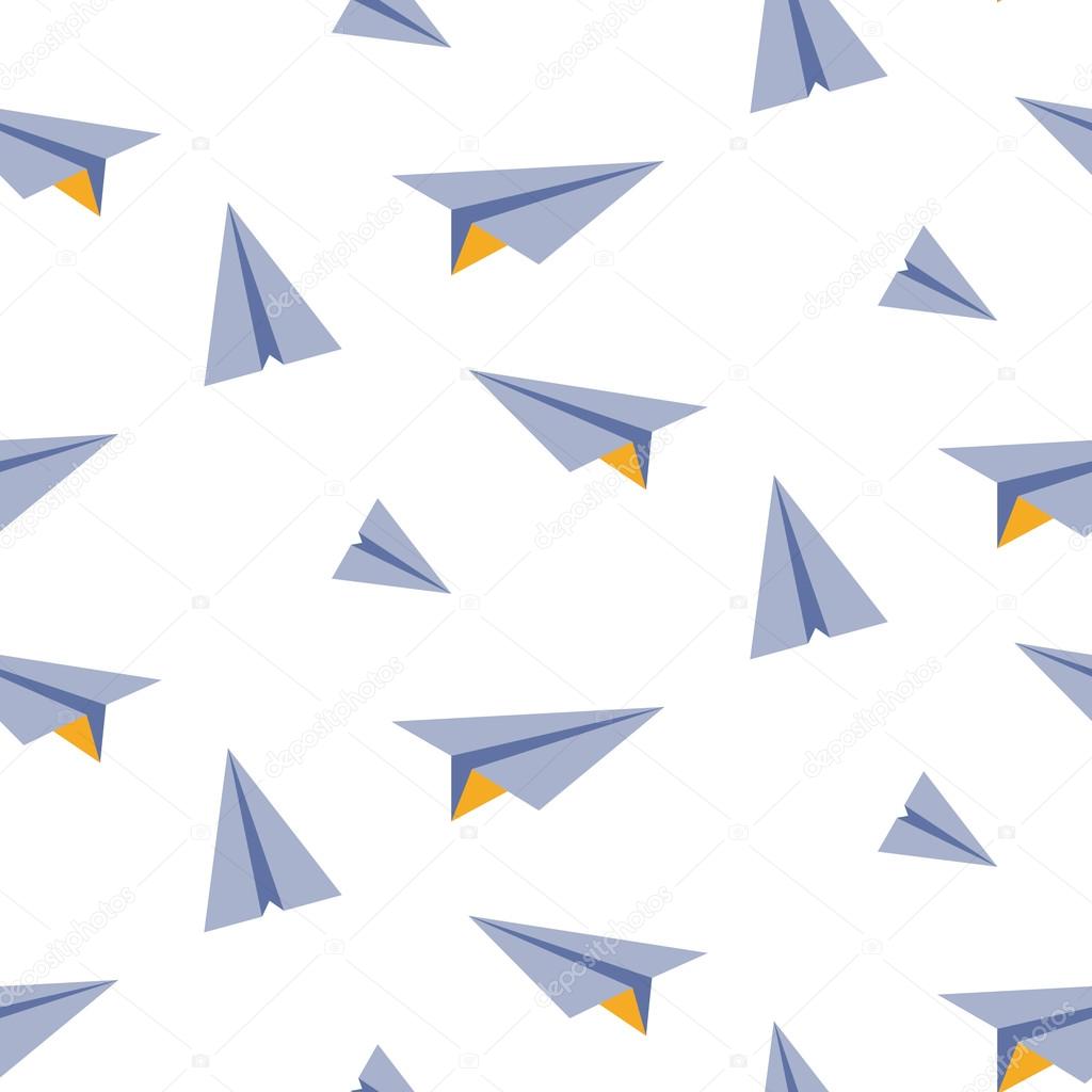 Origami Plane Vector