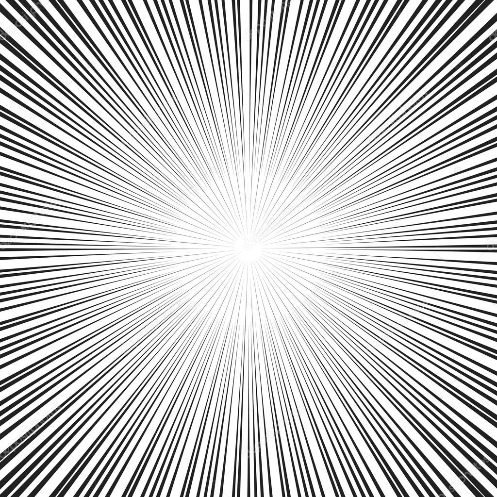 Vector comic book speed lines background. — Stock Vector © inides #95853026