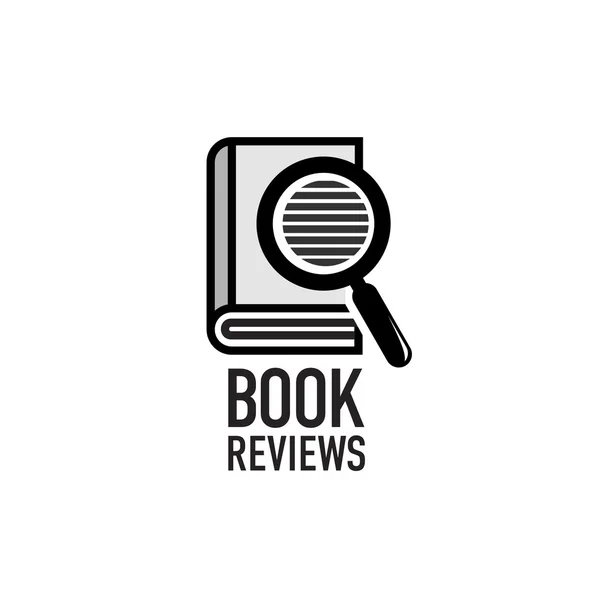 Book review logo Vector Art Stock Images | Depositphotos