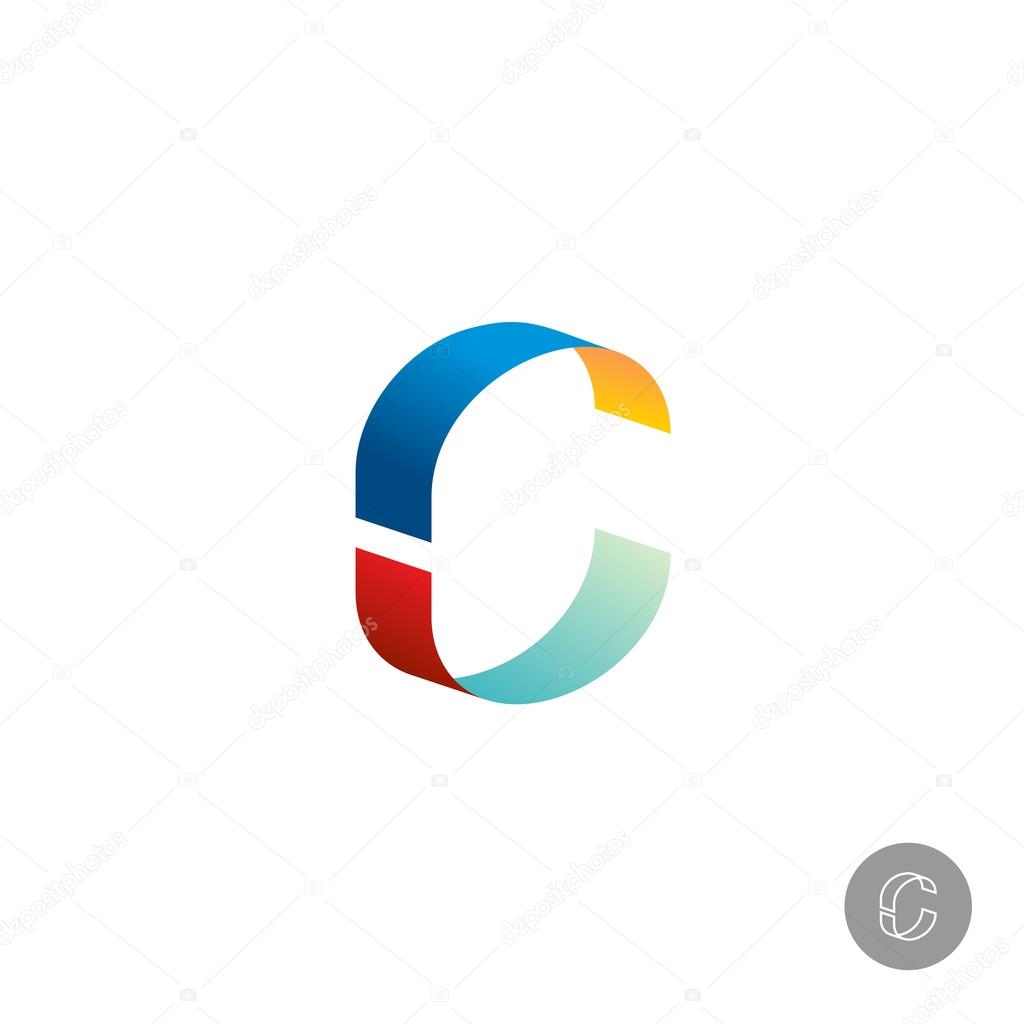 Letter C colorful logo — Stock Vector © Kilroy #75544431