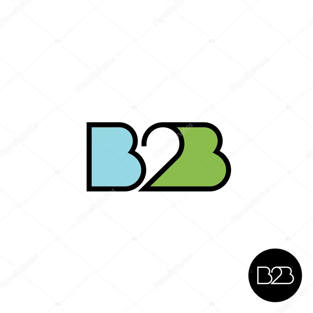 B2B letters logo. — Stock Vector © Kilroy #86817278