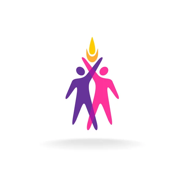 Teamwork people logo Vector Art Stock Images | Depositphotos