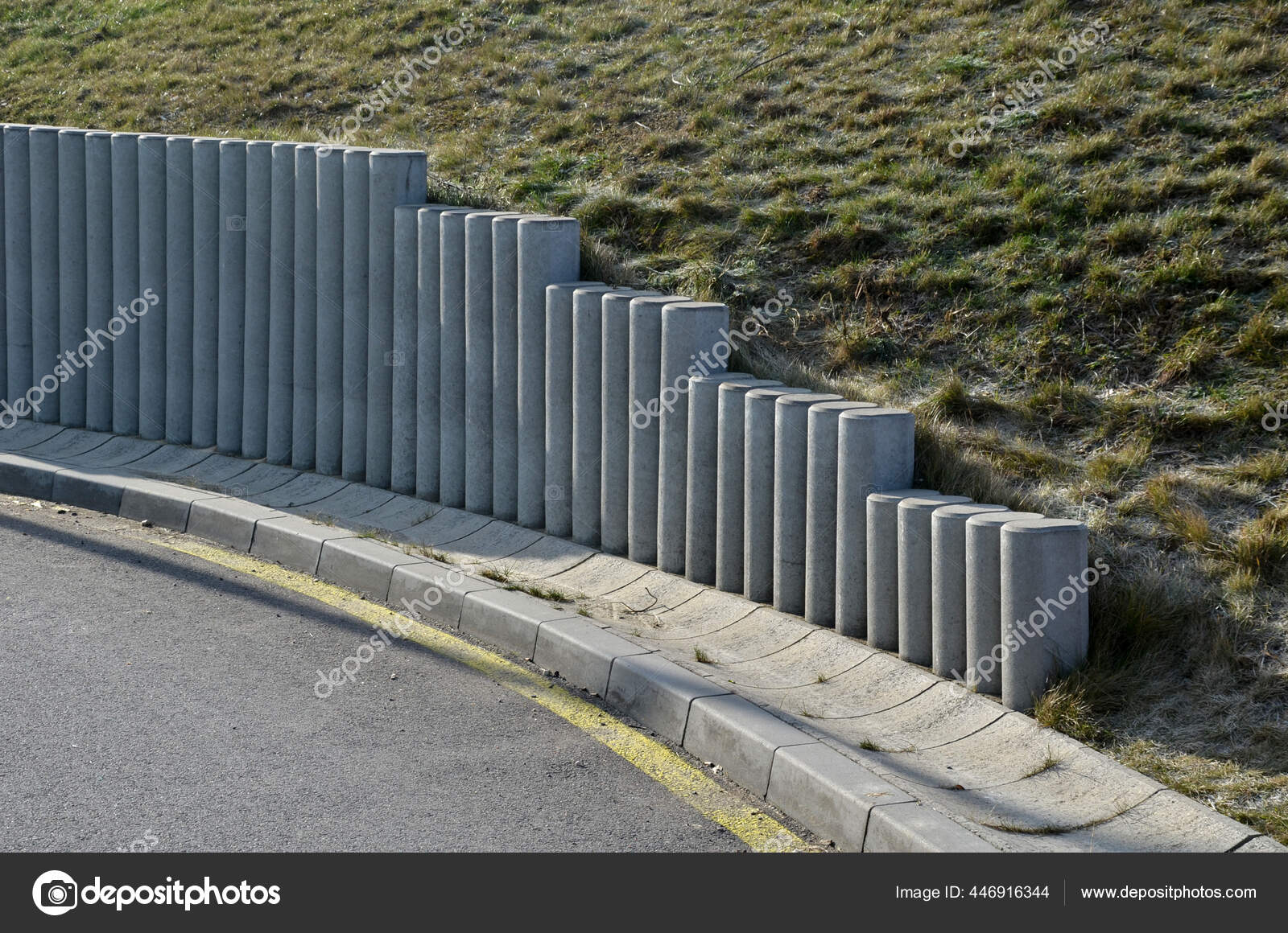 Palisade Made Concrete Various Shapes Profiles Widely Used Especially ...
