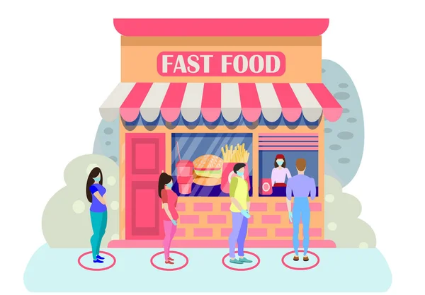 Restaurant queue cartoon Vector Art Stock Images | Depositphotos
