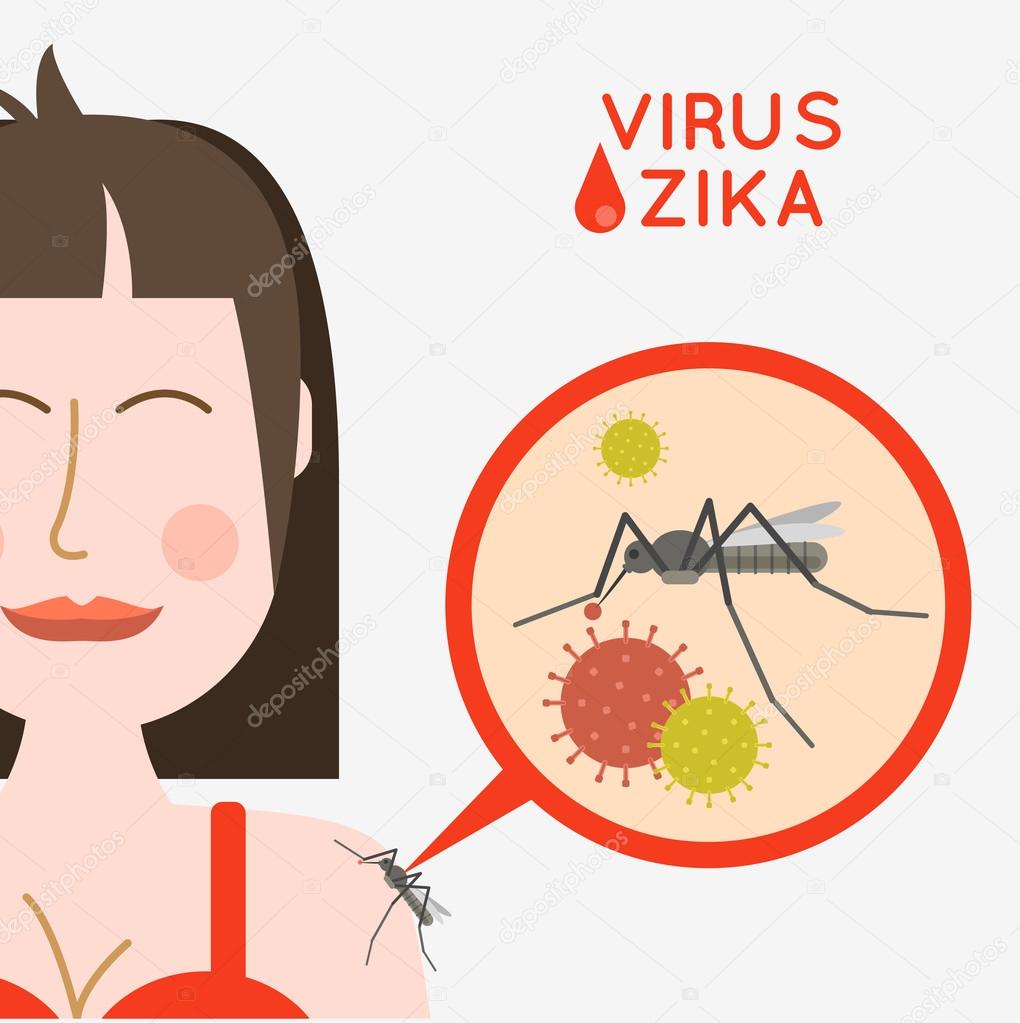 Virus zika vector illustration Stock Vector Image by ©alejik #100759988