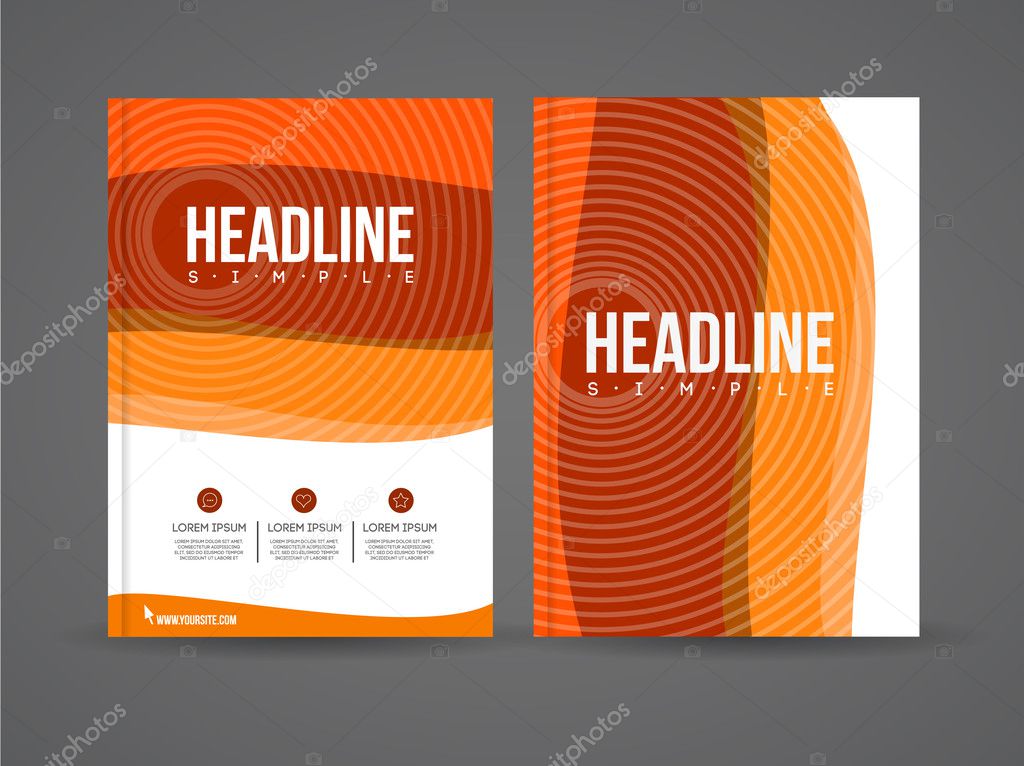 Flyer design template with details and company logo Stock Vector by ...