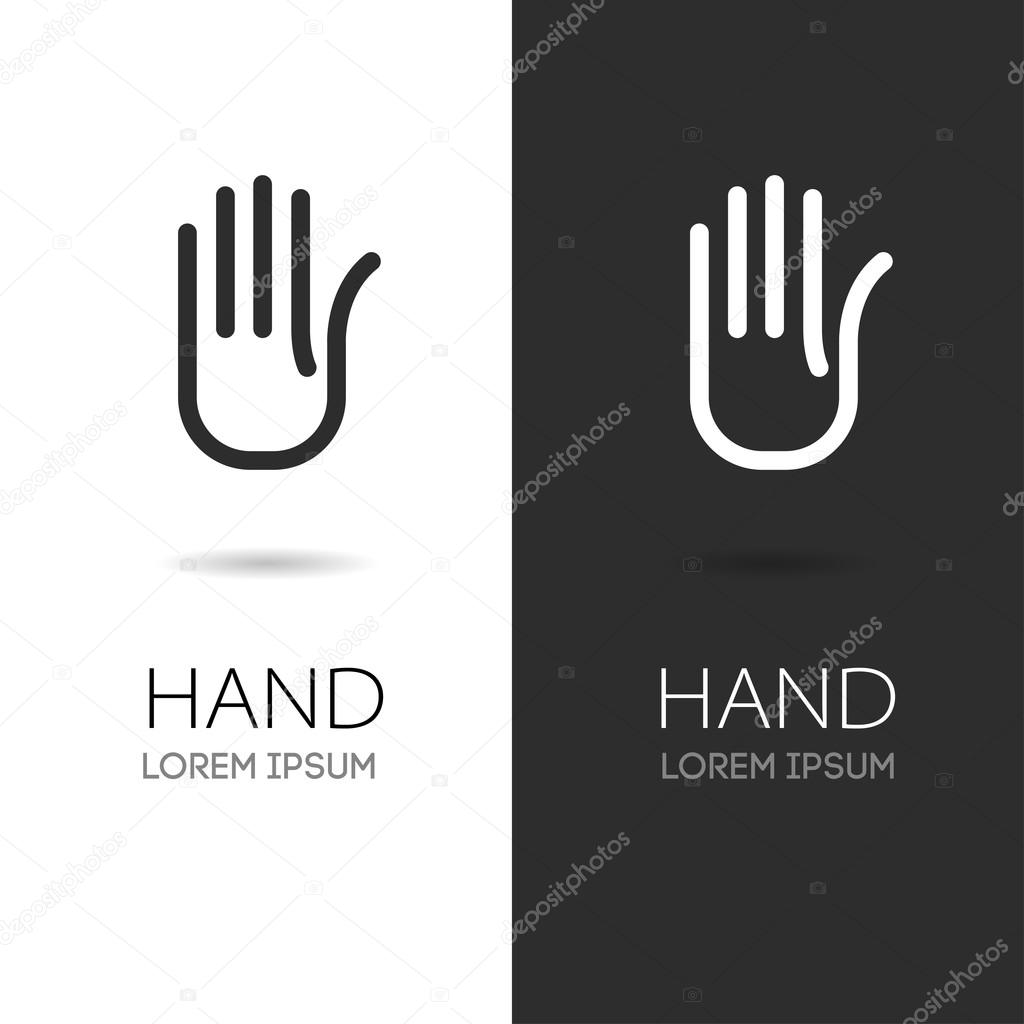 Business hand logo. Stock Vector Image by ©alejik #98166112