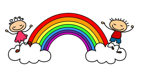 15,524 Rainbow kids Vector Images | Depositphotos