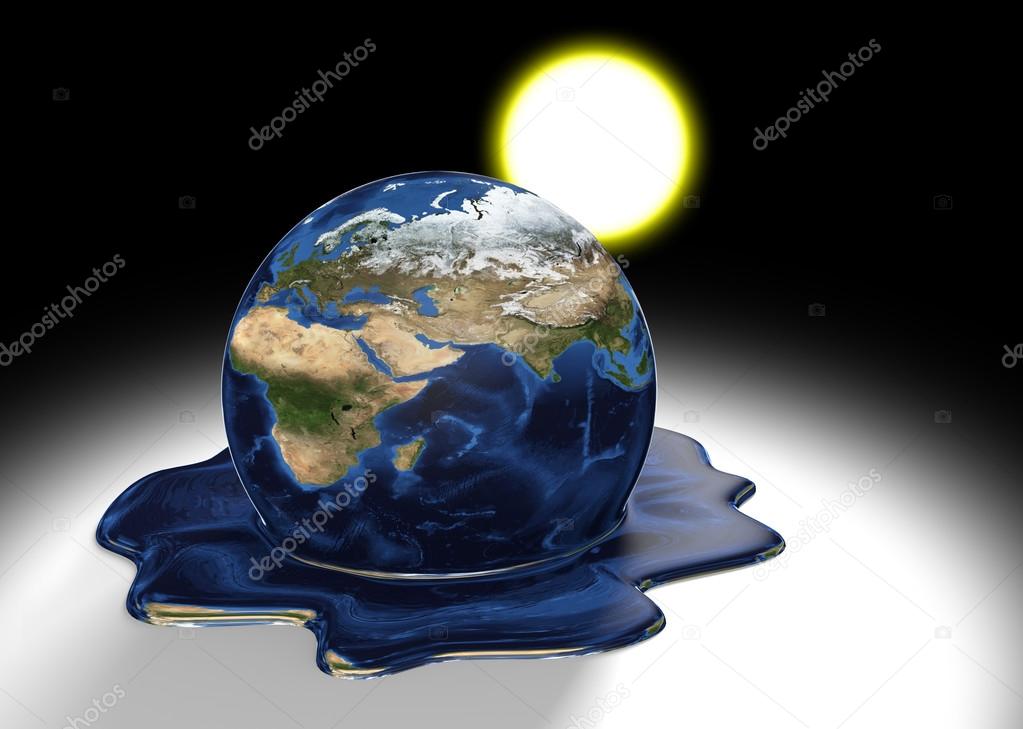 Sun Heating Earth
