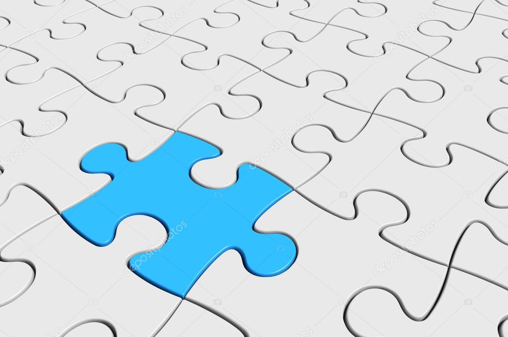 A different puzzle piece, standing out from the crowd Stock Photo by ...
