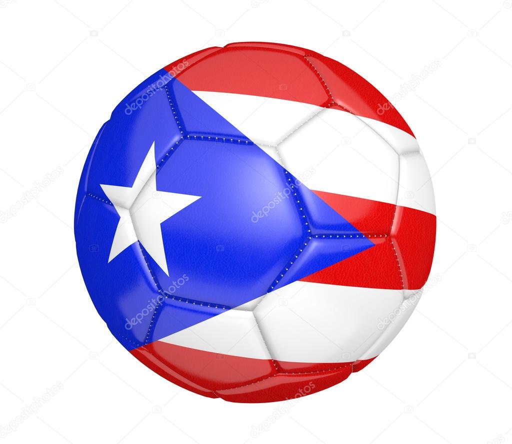 Football, also called a soccer ball, with the national flag colors of ...