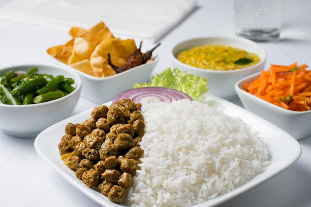 Sri Lankan style rice and curry Stock Photo by ©f.kavinda@outlook.com ...