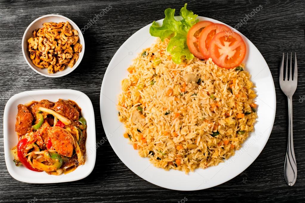 Sri Lankan fried rice — Stock Photo © f.kavinda@outlook.com #115943038
