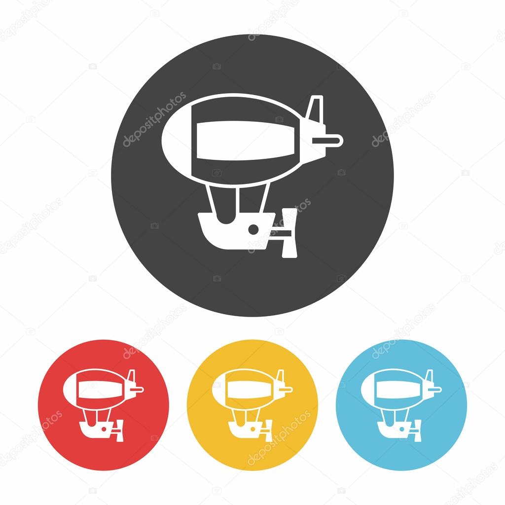 Airship icon vector illustration vector illustration Stock Vector by ...