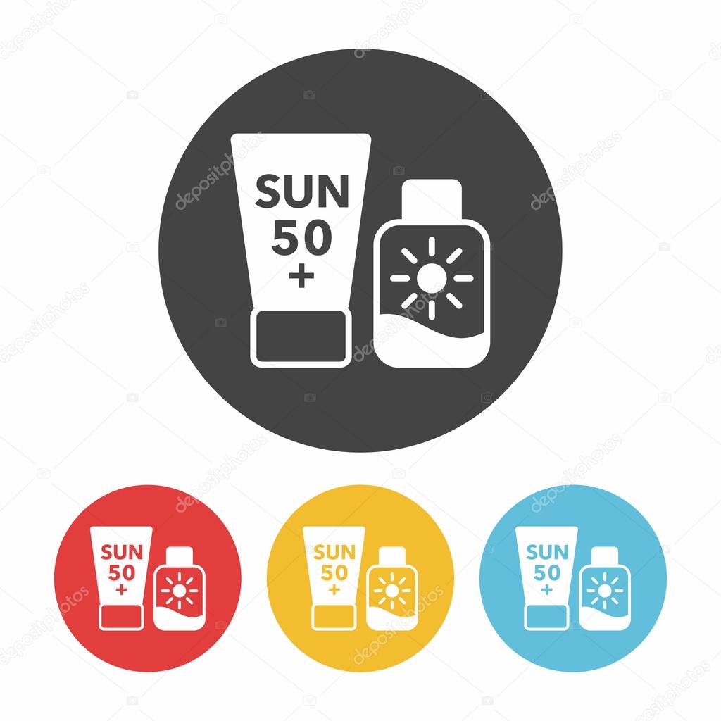 Ilustración vector icono protector solar Vector de stock por ...