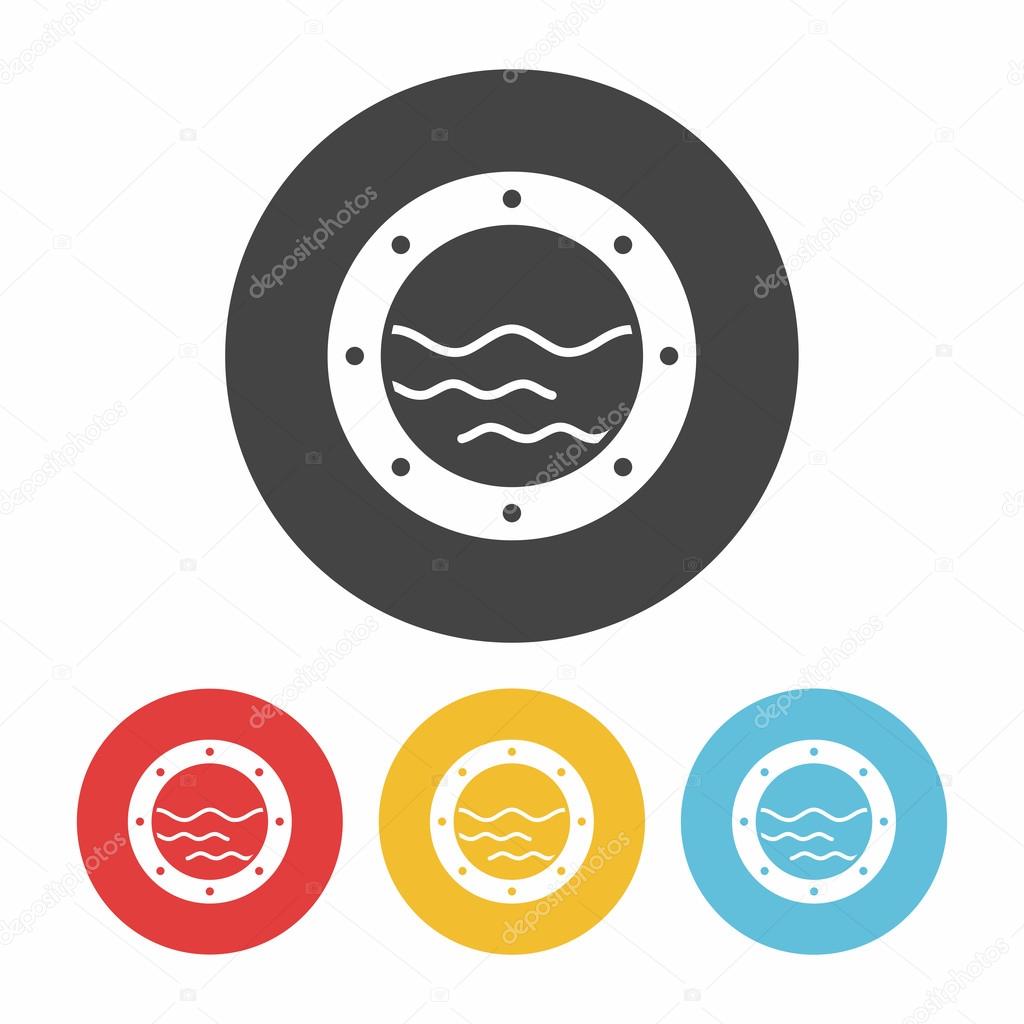 Boat window icon vector illustration Stock Vector by ©vectorchef 101428410