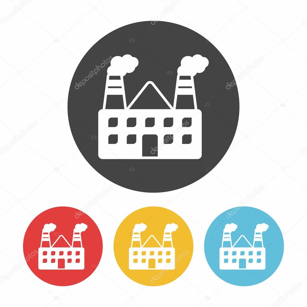 Factory icon vector illustration Stock Vector by ©vectorchef 101430950