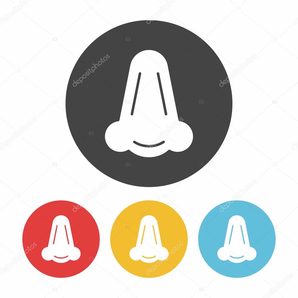 Nose icon vector illustration Stock Vector by ©vectorchef 101432046