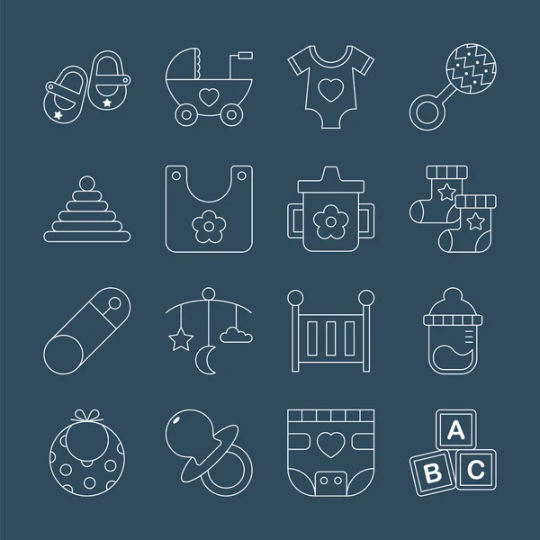 Baby icons Stock Vector Image by ©TopVectors #62792277