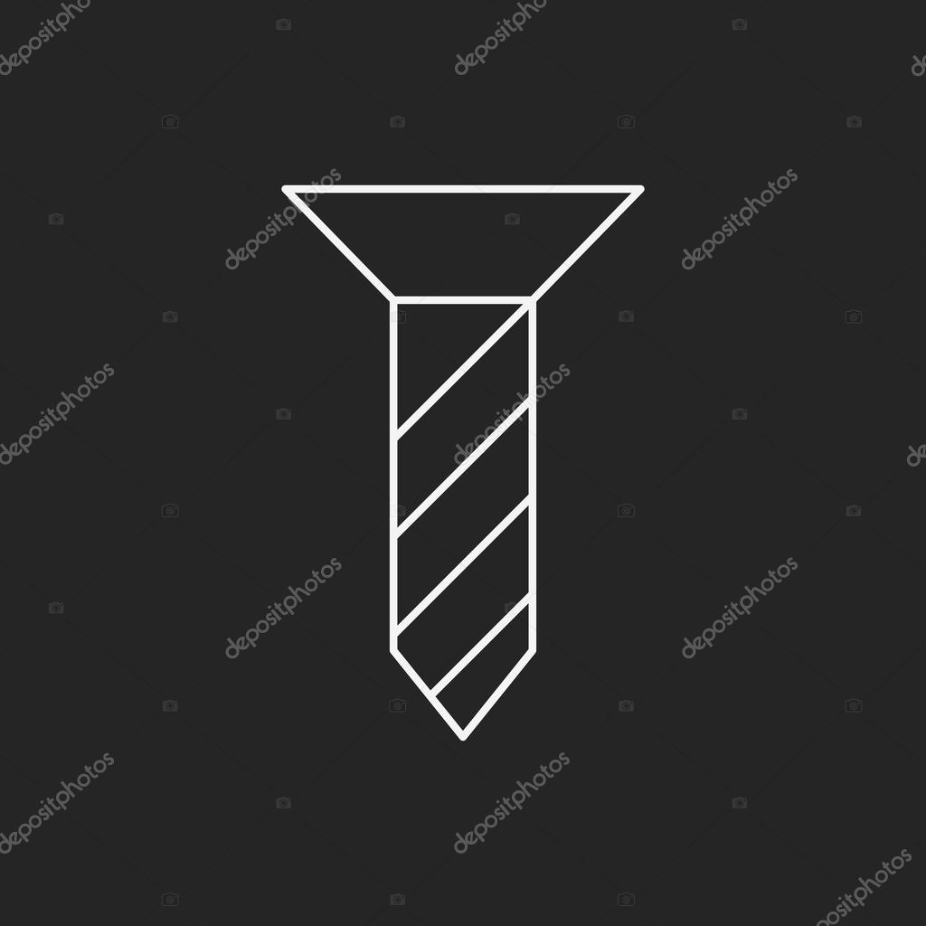 Screw line icon Stock Vector by ©vectorchef 72297971