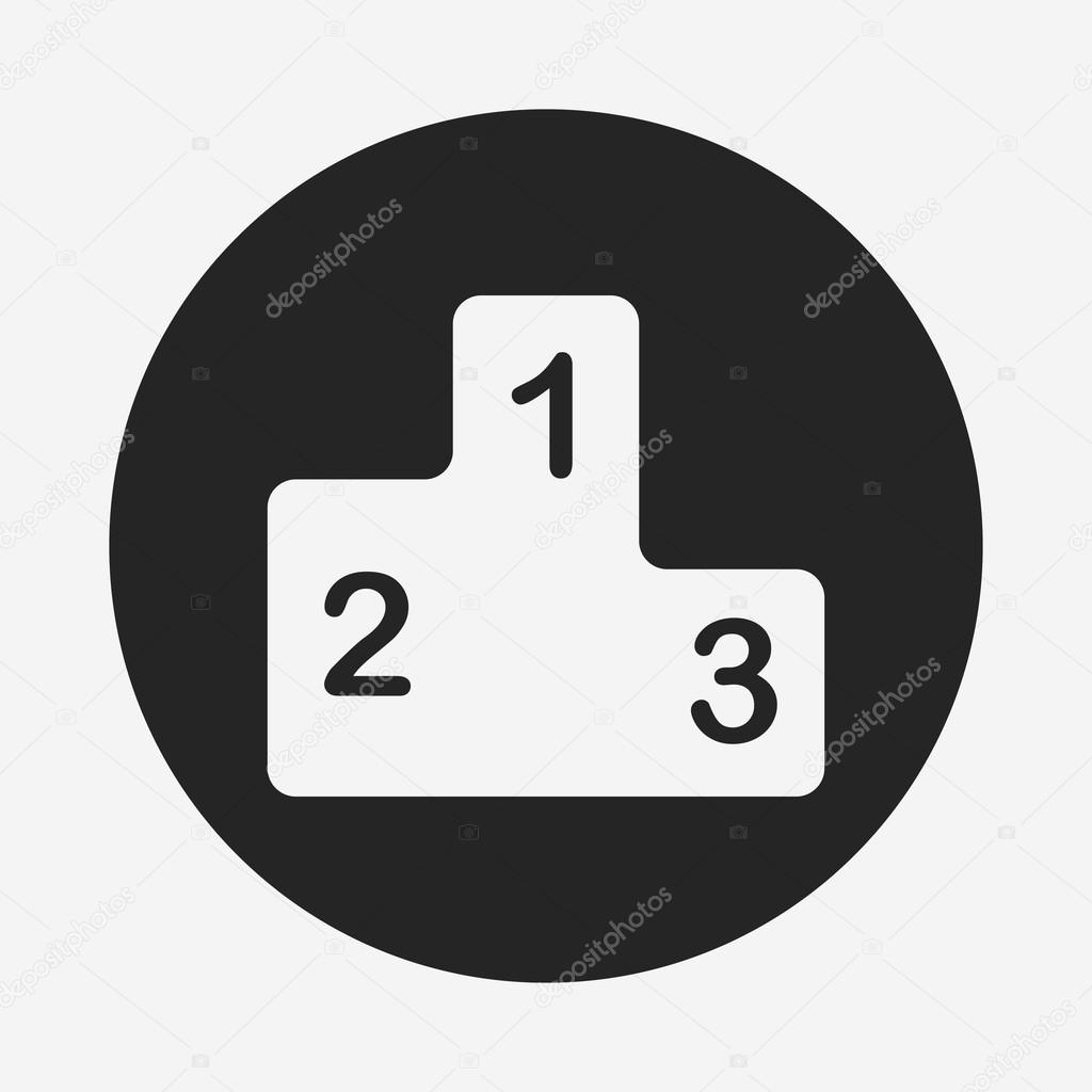 Podium icon Stock Vector by ©vectorchef 73763415
