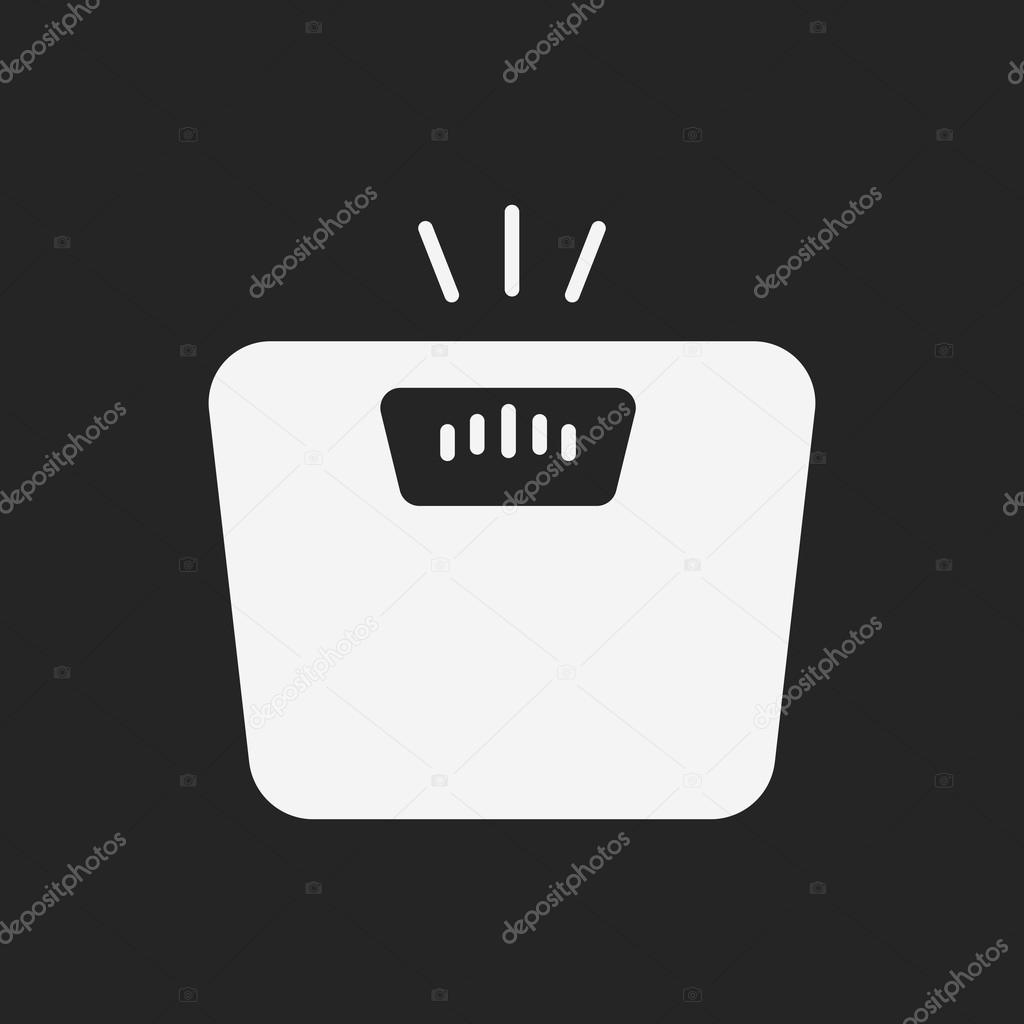 Weighing machine icon Stock Vector Image by ©vectorchef #73767439