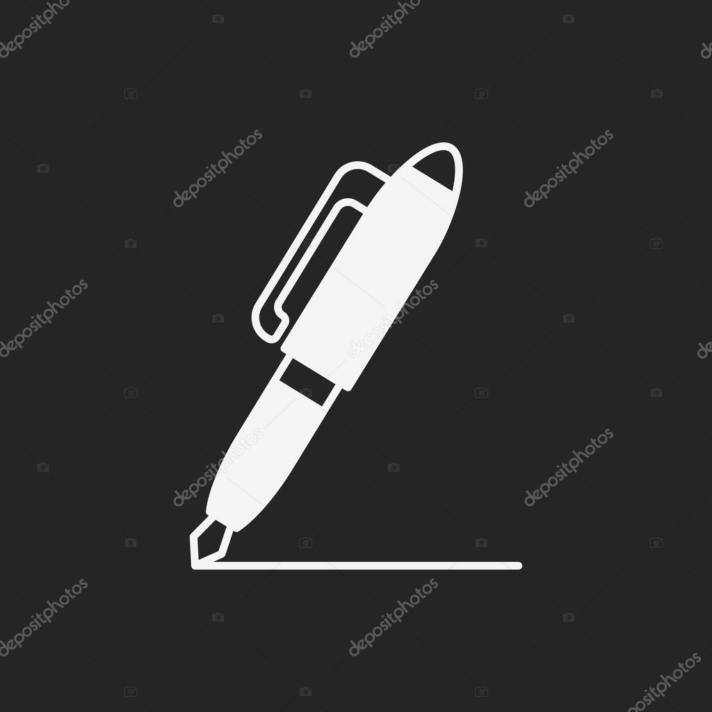 Icono de pluma Vector de stock por ©vectorchef 74738361