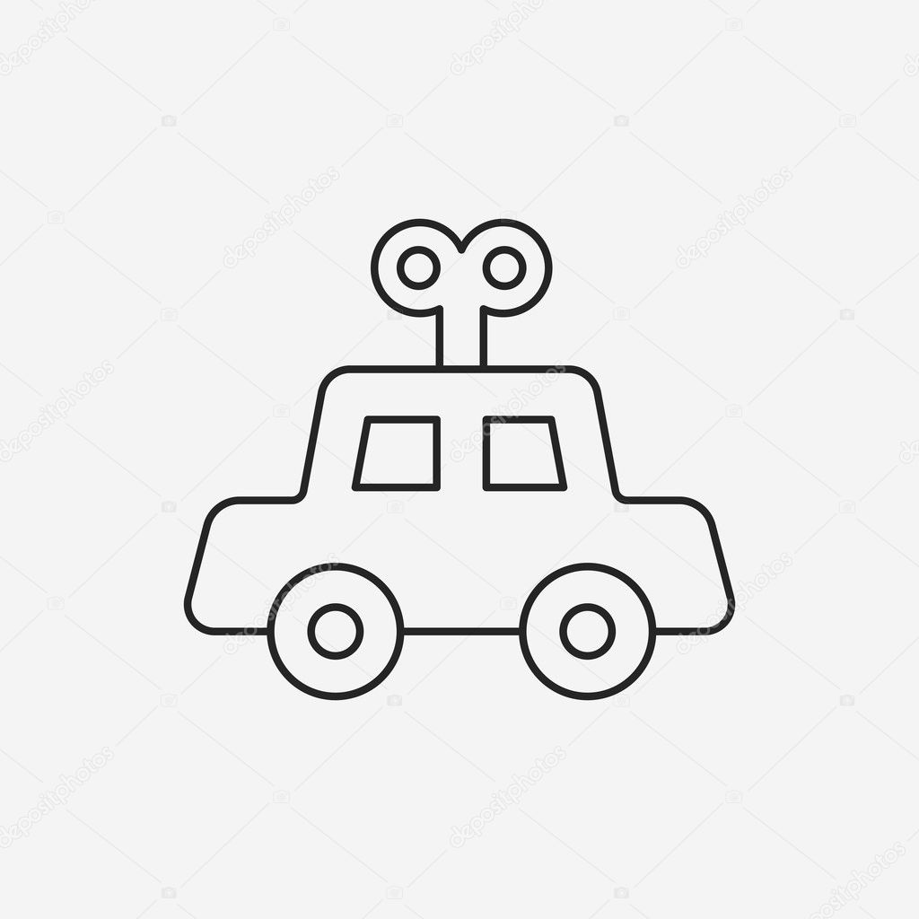 Toy car icon Stock Vector by ©vectorchef 74748673
