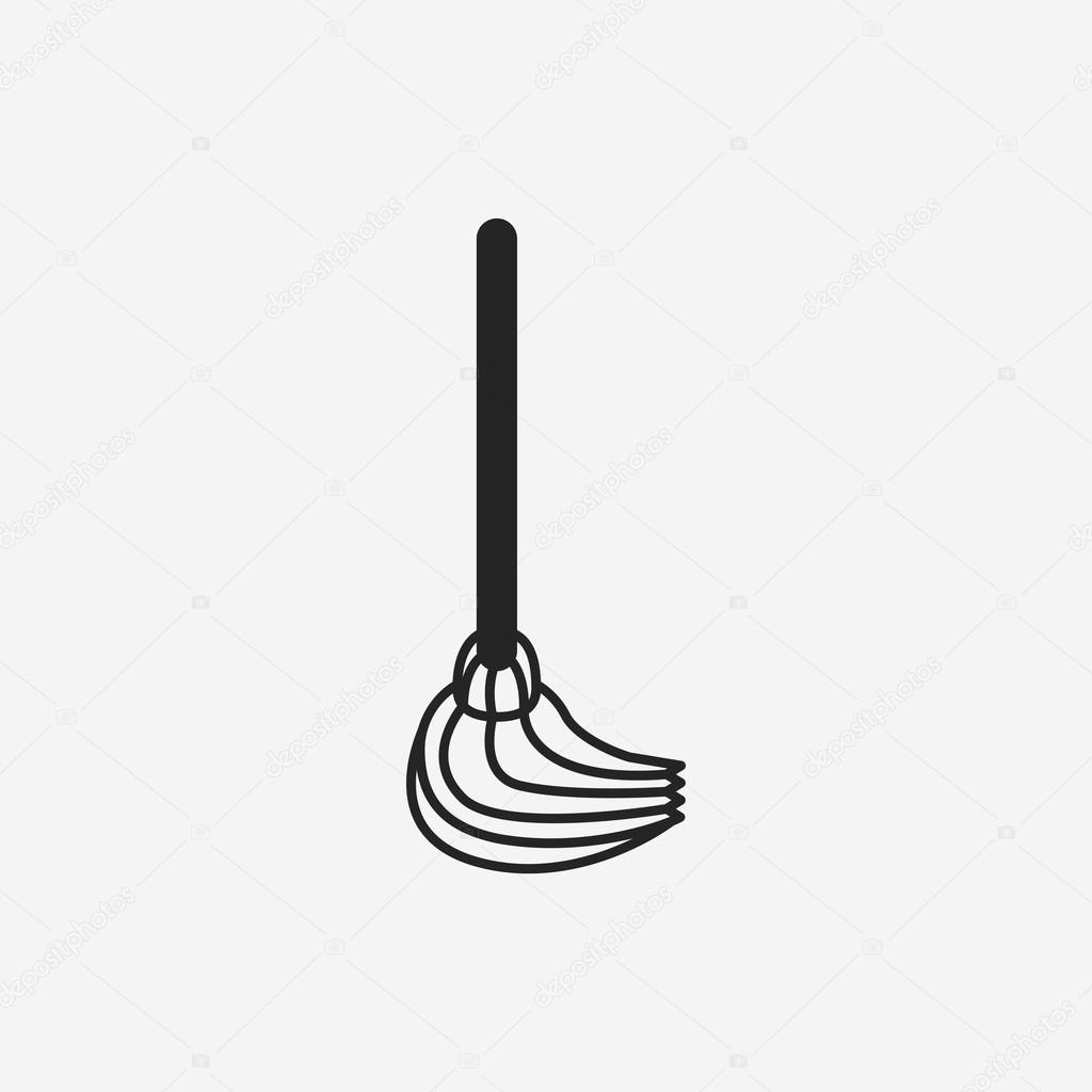 Cleaning brush icon Stock Vector by ©vectorchef 75169903