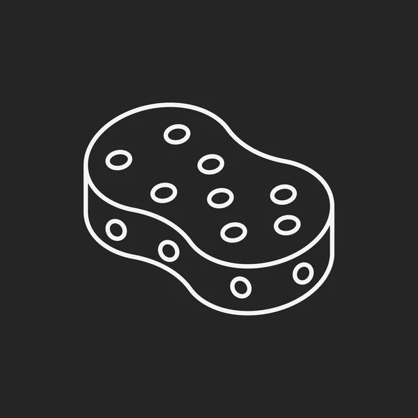 Sponge line icon Vector Art Stock Images | Depositphotos