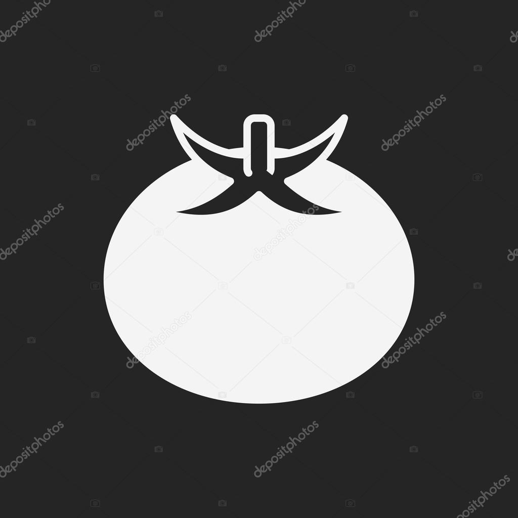 Tomato Icon Black And White