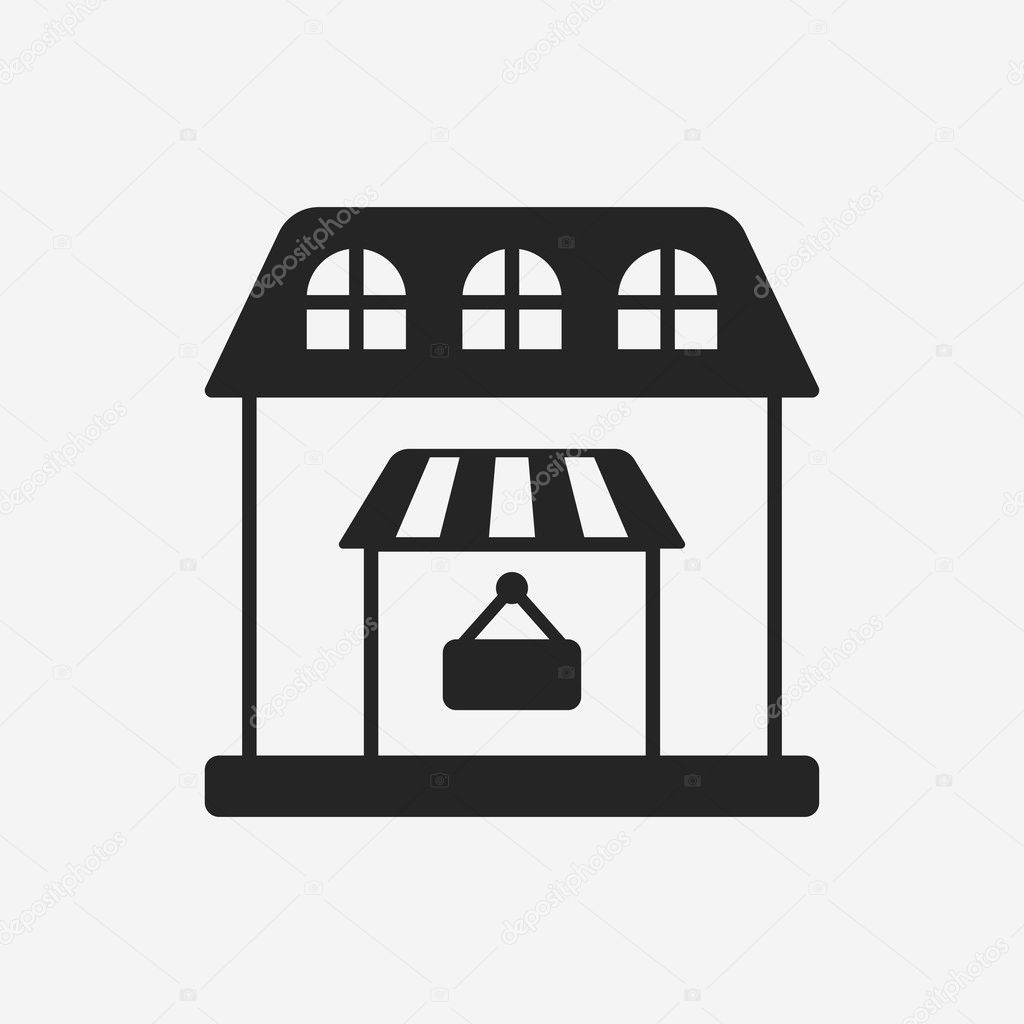 Icono de tienda Vector de stock #76121989 de ©vectorchef