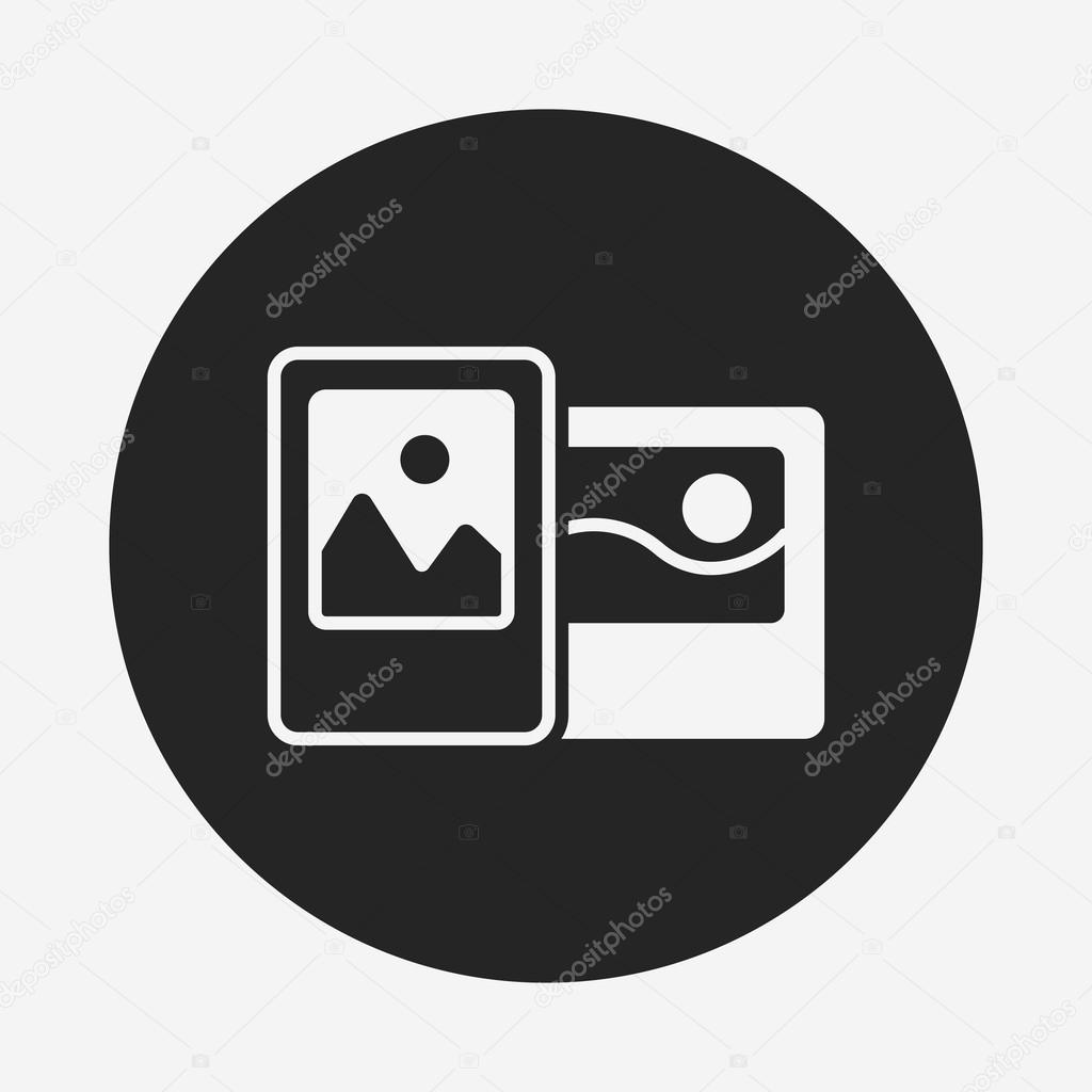 Photo icon Stock Vector by ©vectorchef 76683465