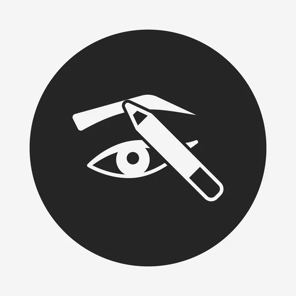Painted eyebrows icon — Stock Vector © vectorchef #77383704