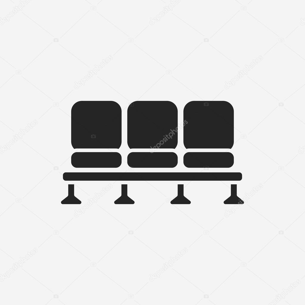 Airport seat icon Stock Vector Image by ©vectorchef #79088838