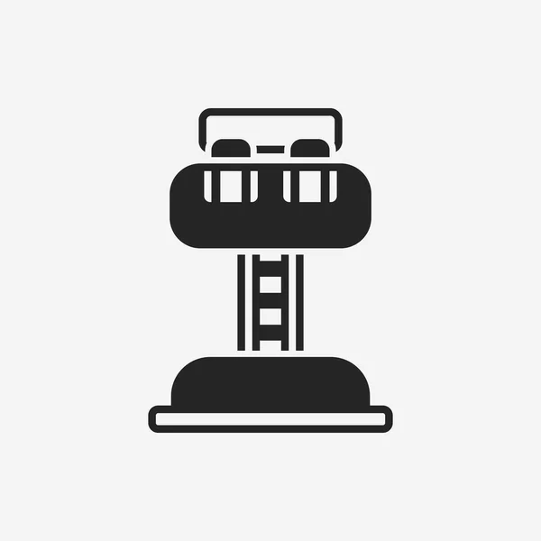 Amusement park drop tower line icon Stock Vector Image by ©vectorchef ...