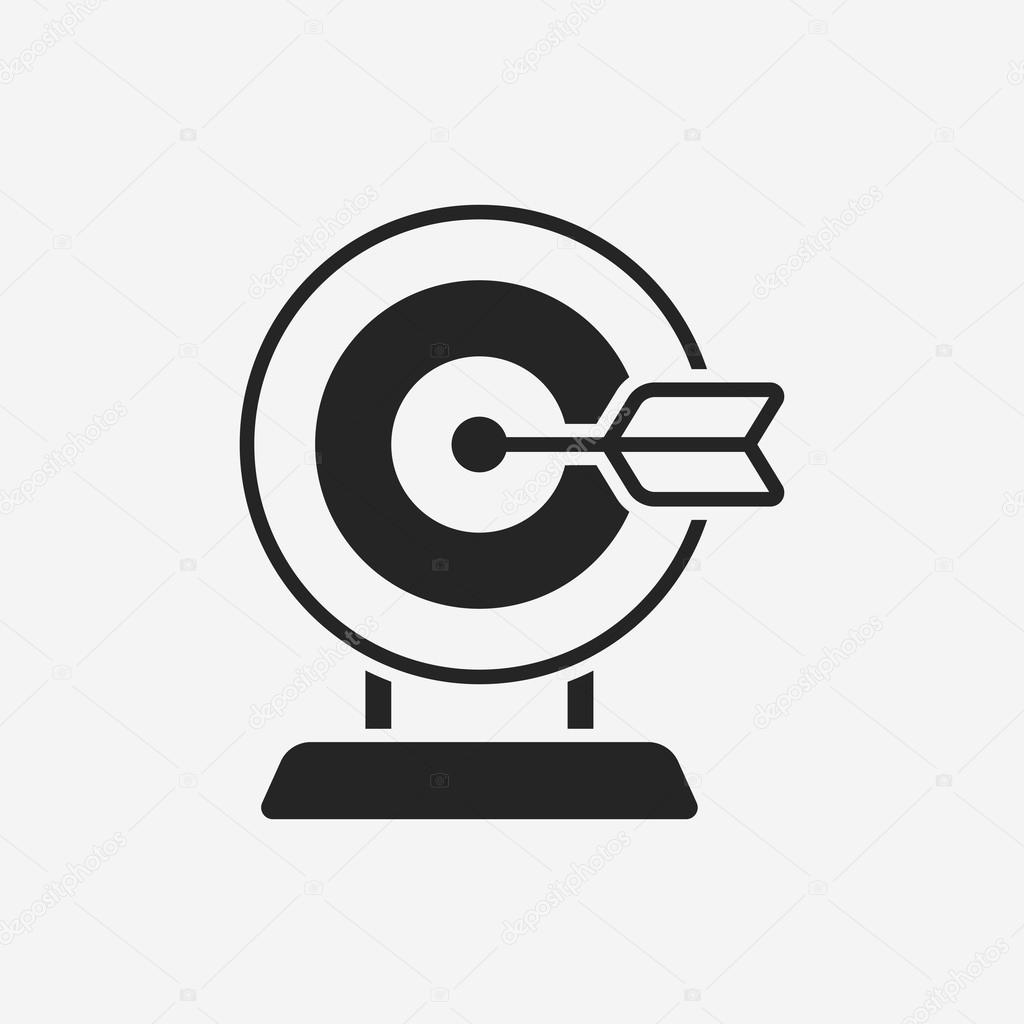 Archery target icon Stock Vector by ©vectorchef 79336876