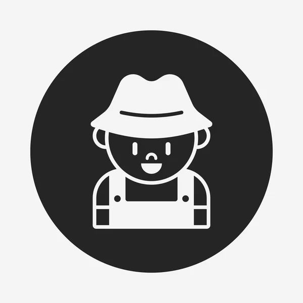 Icono del agricultor Vector de stock por ©vectorchef 79403362