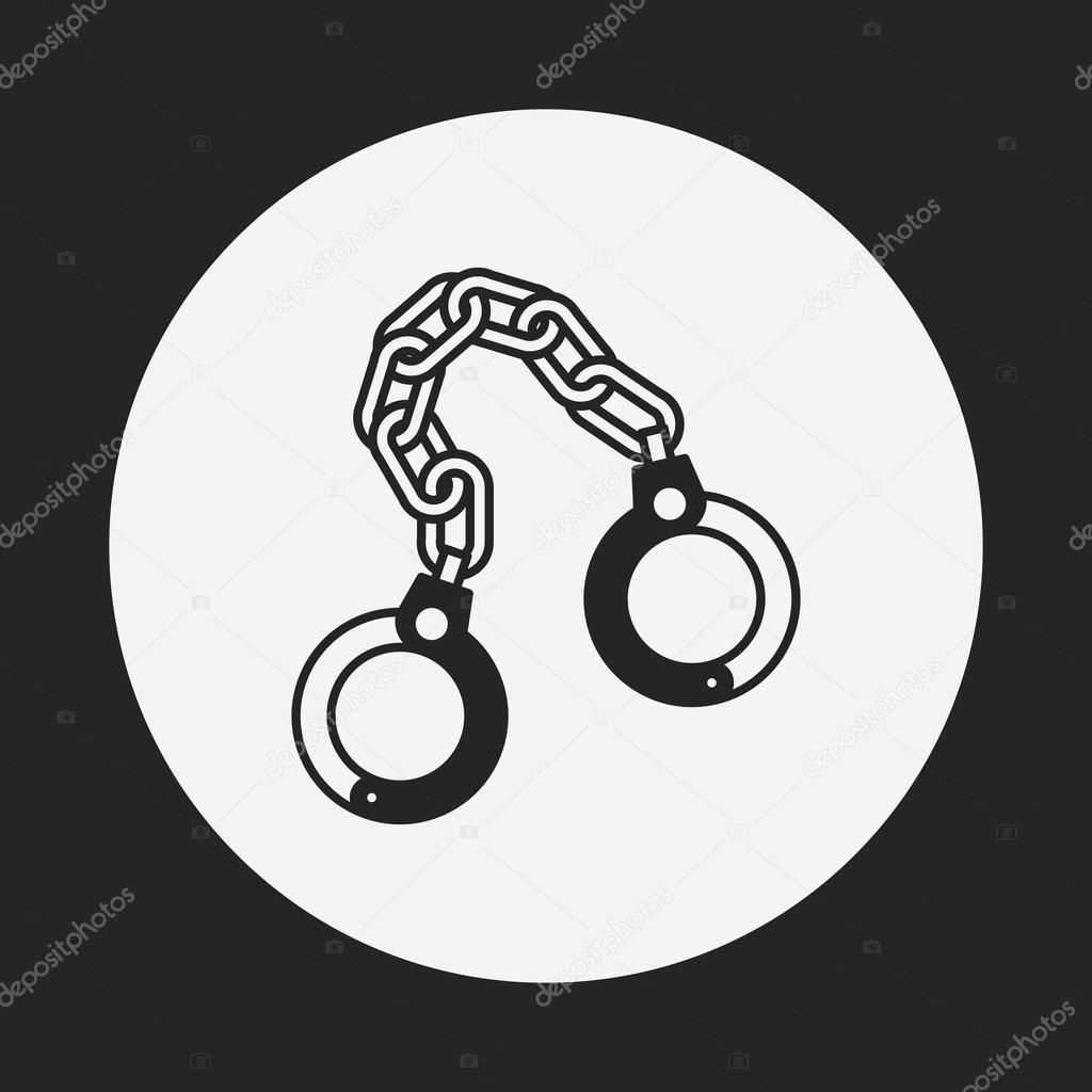 Handcuffs icon Stock Vector by ©vectorchef 79657424