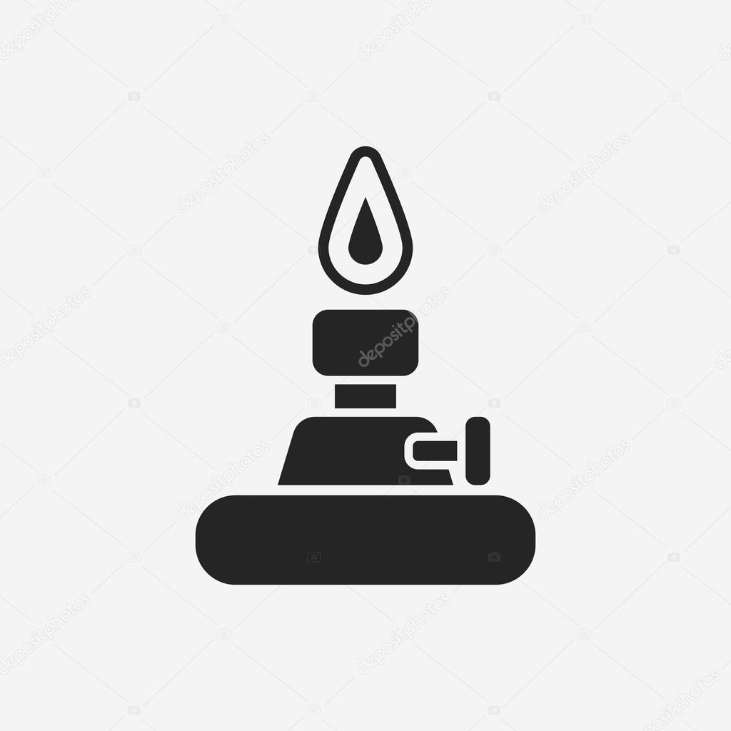 알코올 램프 아이콘 — 스톡 벡터 © vectorchef #79675312